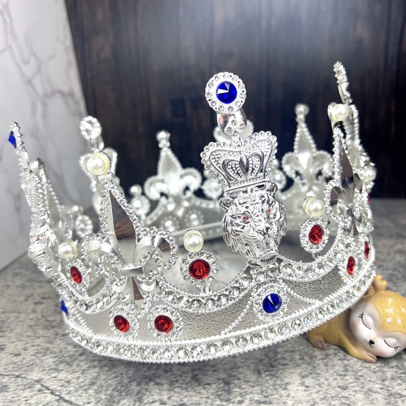 Accessories | Lion King Silver Crown Royal Crown Noble Headpiece Gift ...